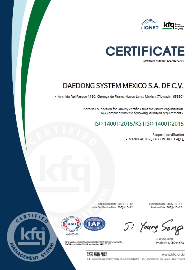 DAEDONG SYSTEM MEXICO » System Authentication